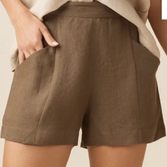 VETTA | Shorts | Vetta The Perfect Short Shorts 0 Linen | Poshmark